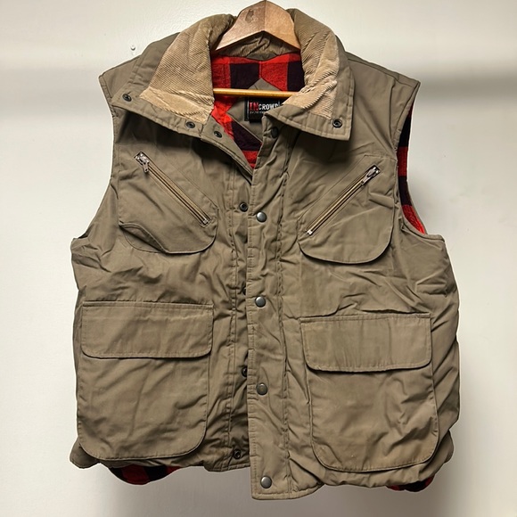 Vintage | Jackets & Coats | Mens Vintage Insulated Hunting Vest Red ...